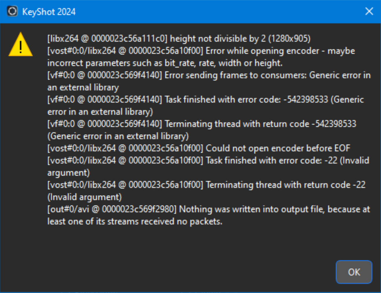 Resolving "Height Not Divisible by 2" Error in Animation Export